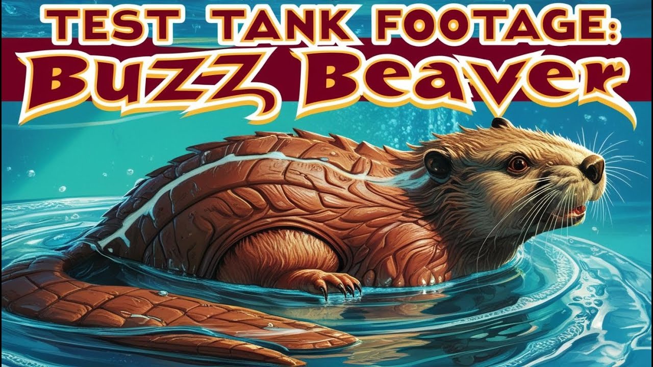 Test Tank footage of the Buzz Beaver - YouTube