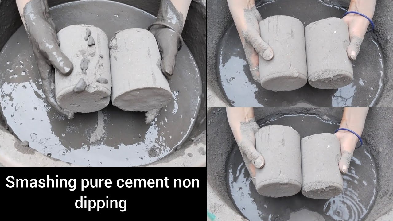 ||pure cement|| (smashing non dipping) crumbling full on dusty peaceful ...