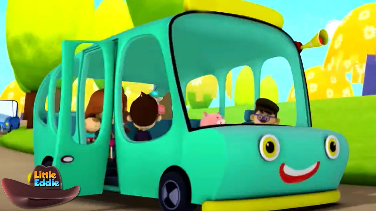 Wheels On The Bus, Vehicles Songs and Nursery Rhymes for Kids - YouTube