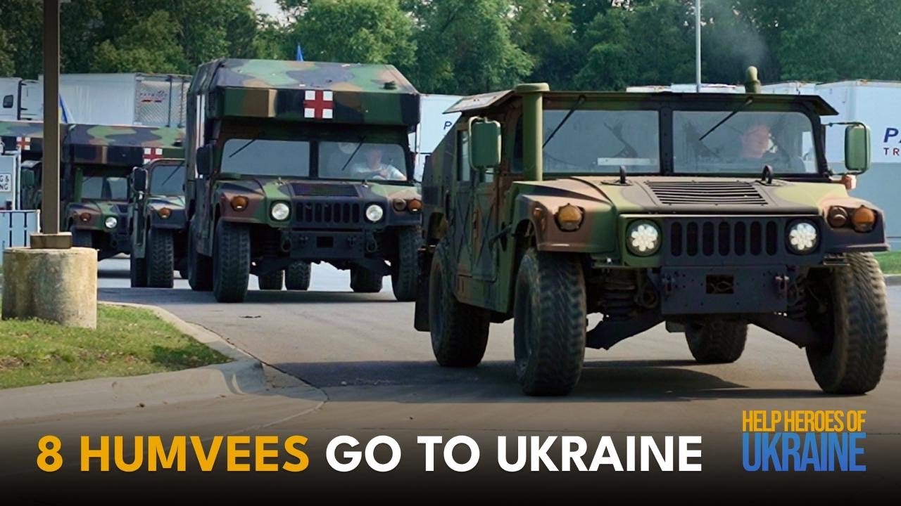 8 HUMVEES GO TO UKRAINE | Help Heroes Of Ukraine | #forukraine # ...