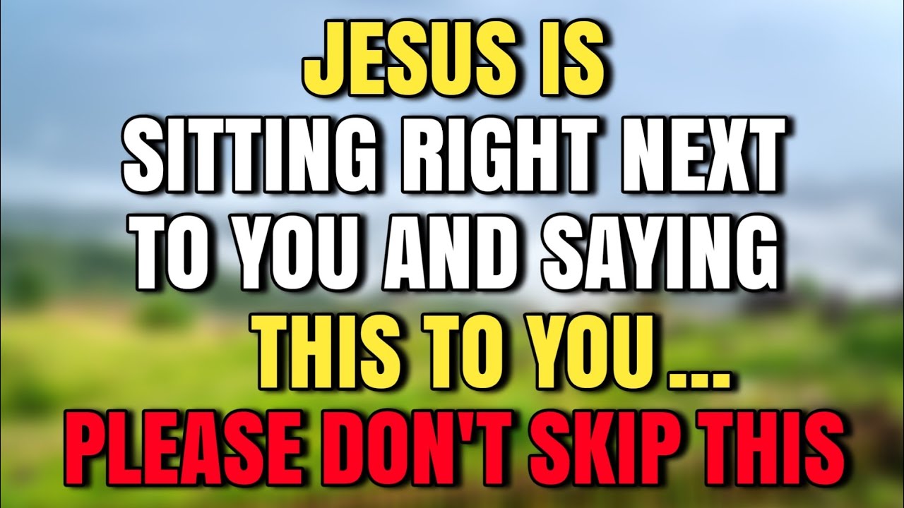 🌈 GOD IS SITTING RIGHT NEXT TO YOU 💘 Ⅰ God Message For You Today 💖🥰 Ⅰ ...