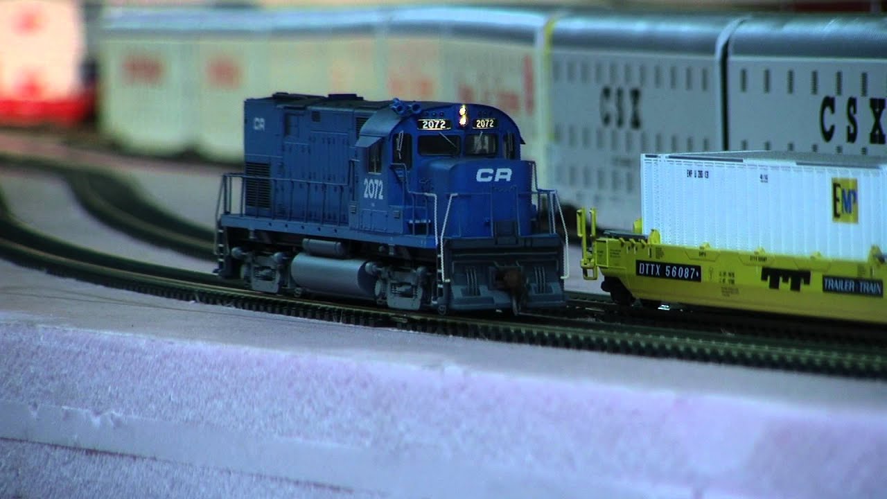 Custom Weathered Atlas Gold Series C420 Conrail #2072 with QSI Sound ...