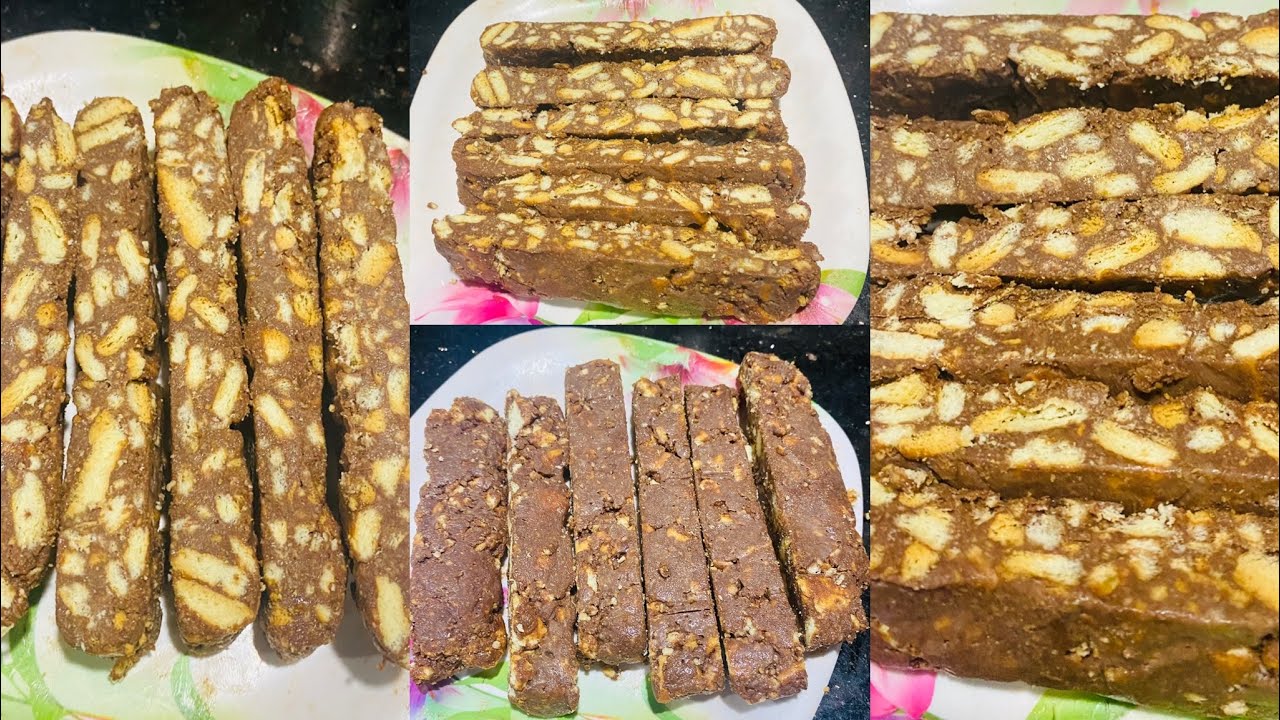 Home made Marie buiscuit chocolate - YouTube