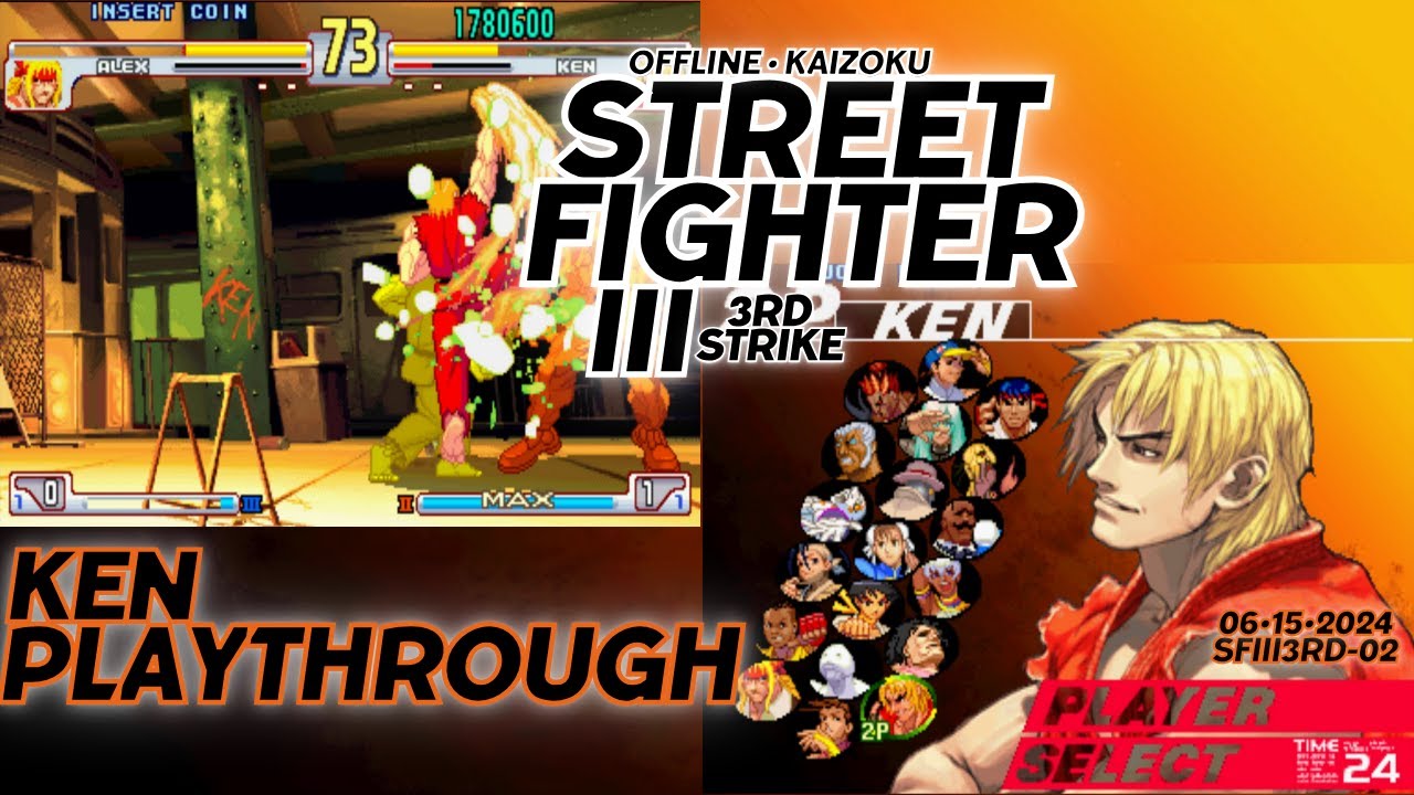 SFIII 3rd Strike - Arcade Playthrough 02 - Ken - YouTube