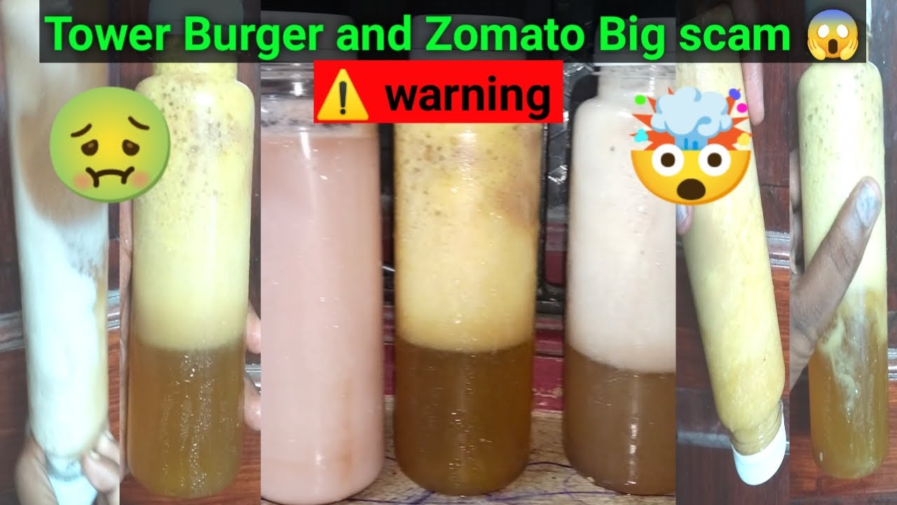 🤢🤮Zomato Big Scam and tower burger in Chennai/Food is spoiled - YouTube