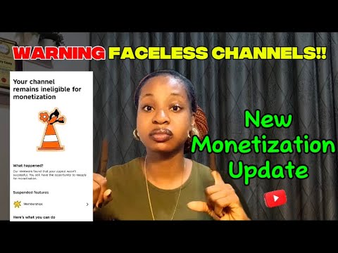 YouTube is Demonetizing Faceless Channels! Do This For Protection - YouTube