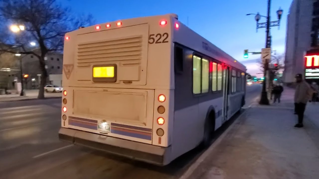 Riding on Winnipeg Transit 522 (2002 D40LF) on Route 2️⃣1️⃣ Portage Exp ...