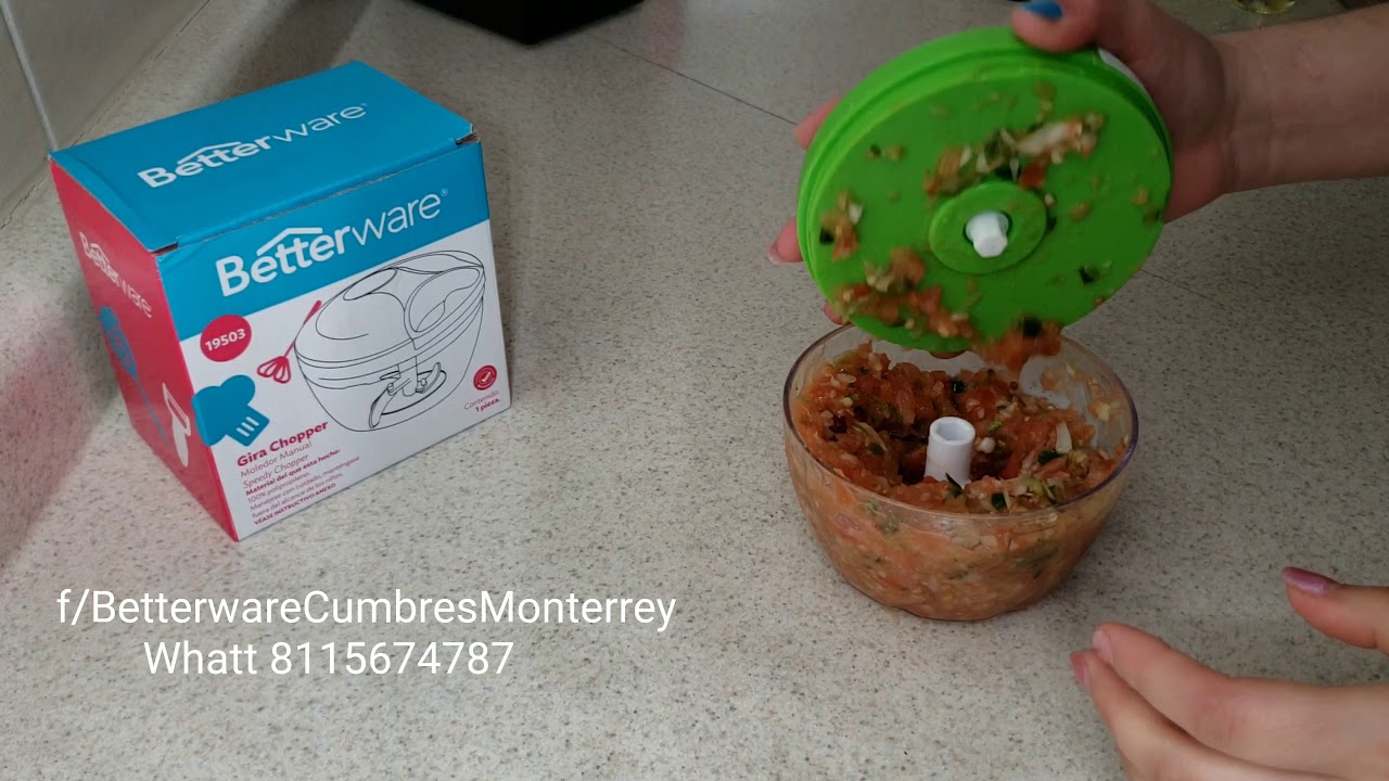 Gira Chopper Betterware - YouTube