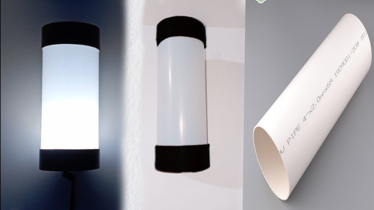 DIY PVC light💡 Making. Wall Decoreted light - YouTube
