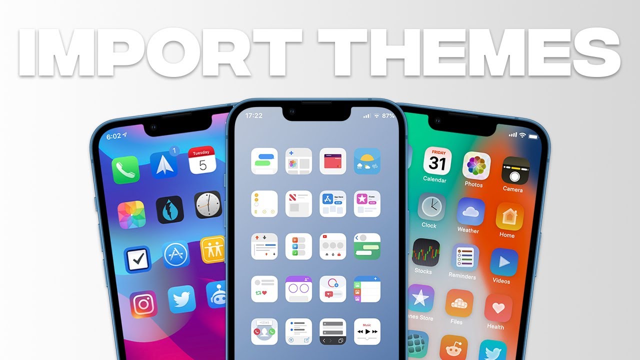 How to Import CUSTOM THEMES to Cowabunga (iOS 15 - 16.1.2) - YouTube
