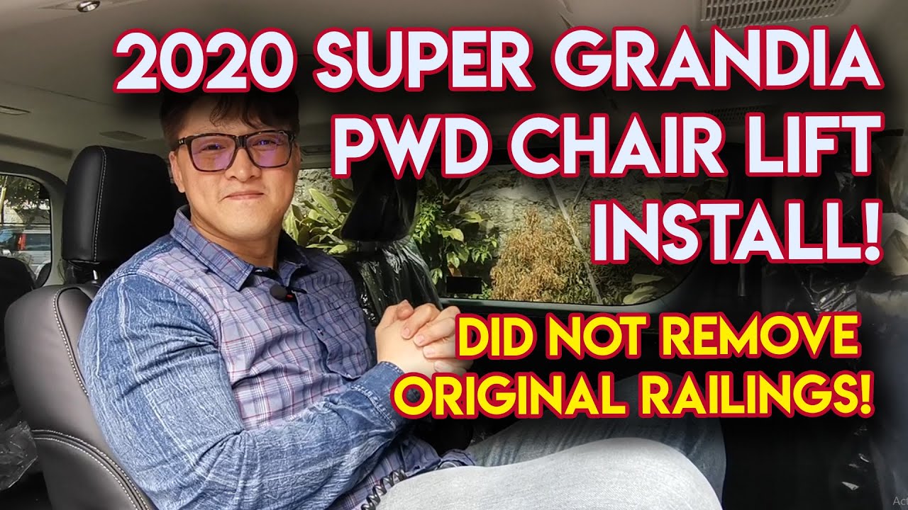 2020 Toyota Super Grandia PWD Chair Lift! (Original Railings Kept! No ...