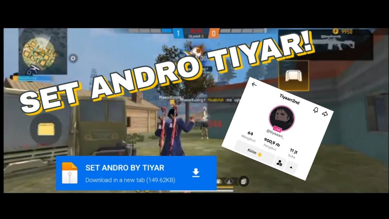 Set andro by tiyar!! |FREE FIRE INDONESIA|| HEADSHOT - YouTube