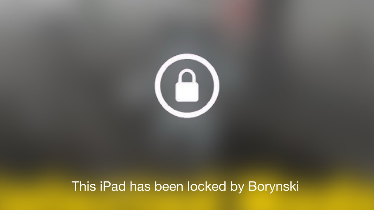 fake locked ipad screen for my school - YouTube