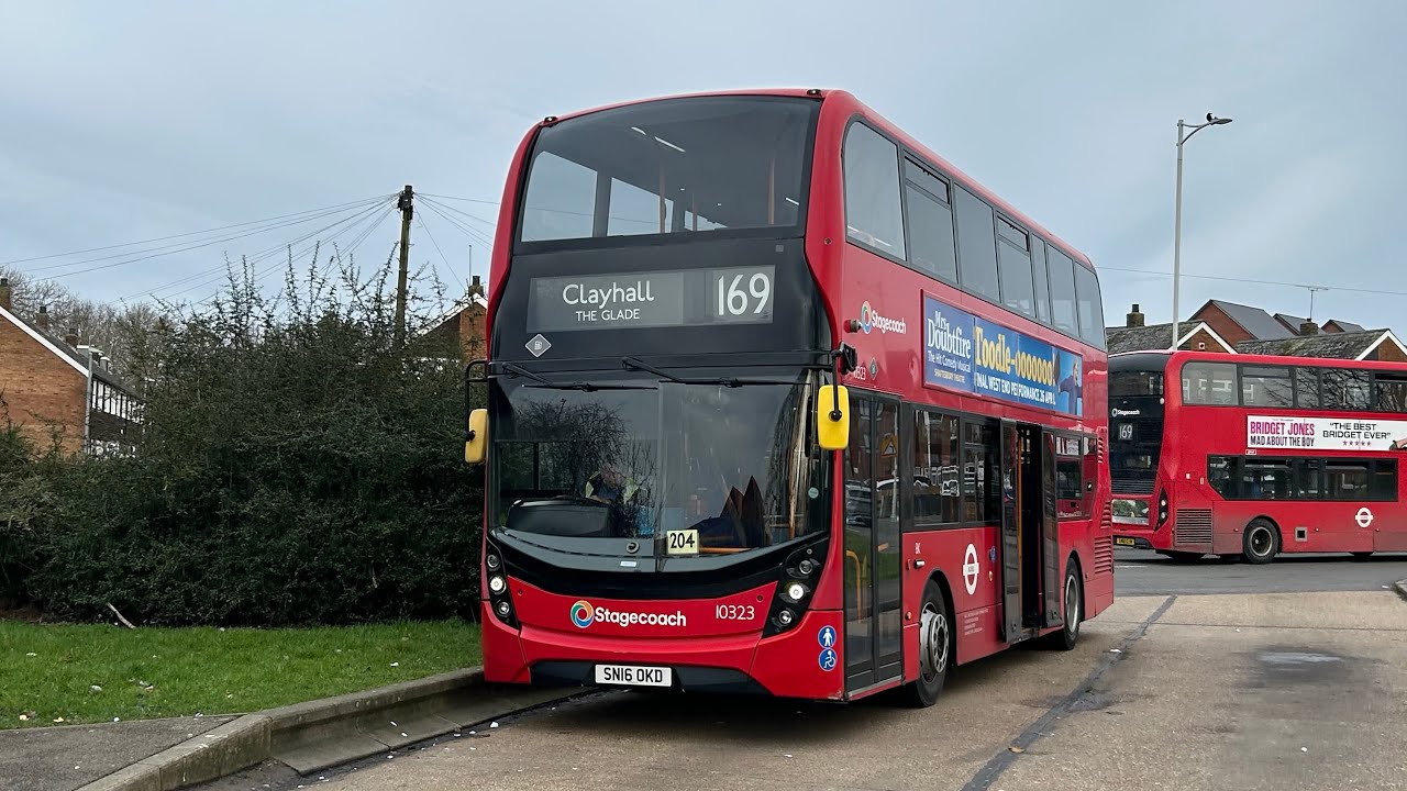FULL ROUTE VISUAL|Stagecoach London Bus Route 169|Barking - Clayhall ...