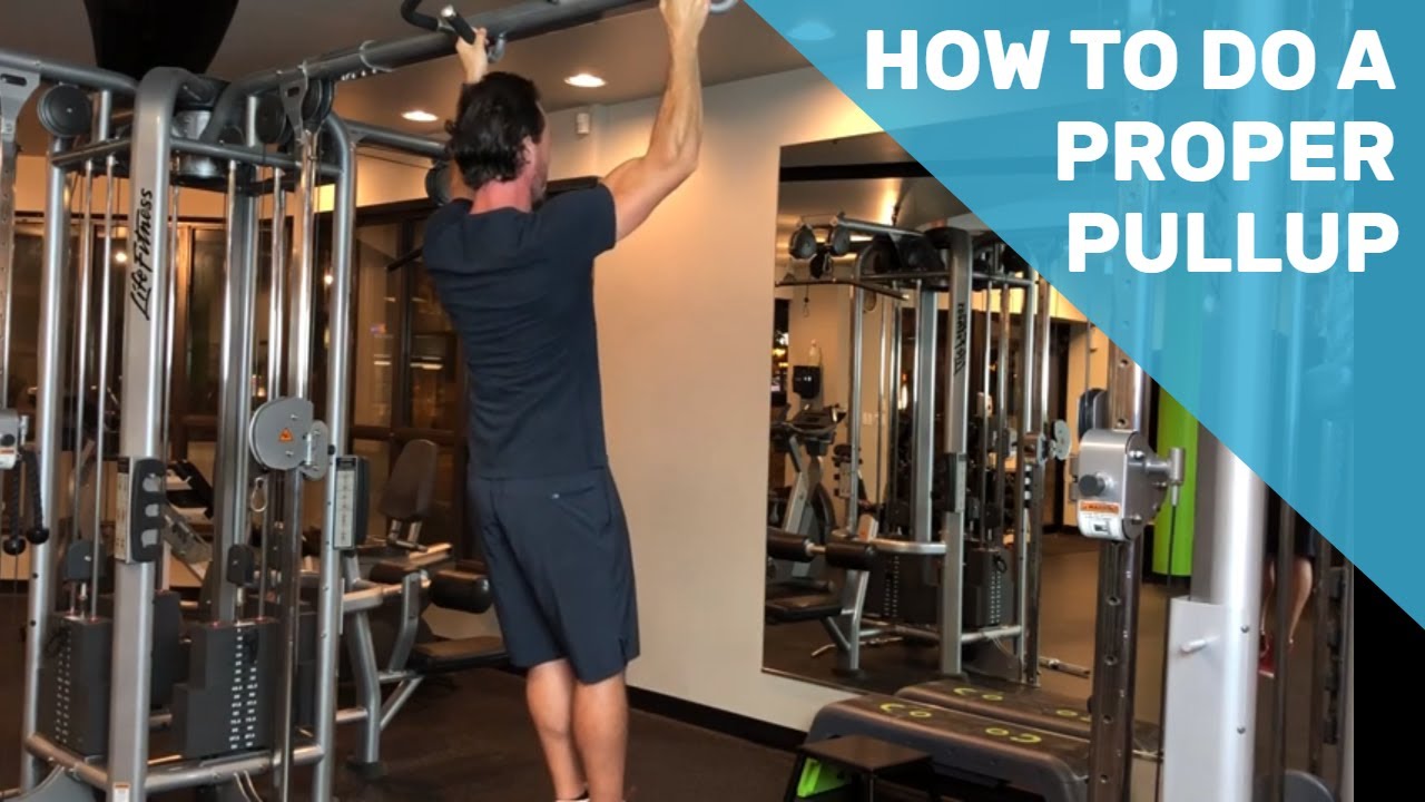 How to do a proper pull up - YouTube