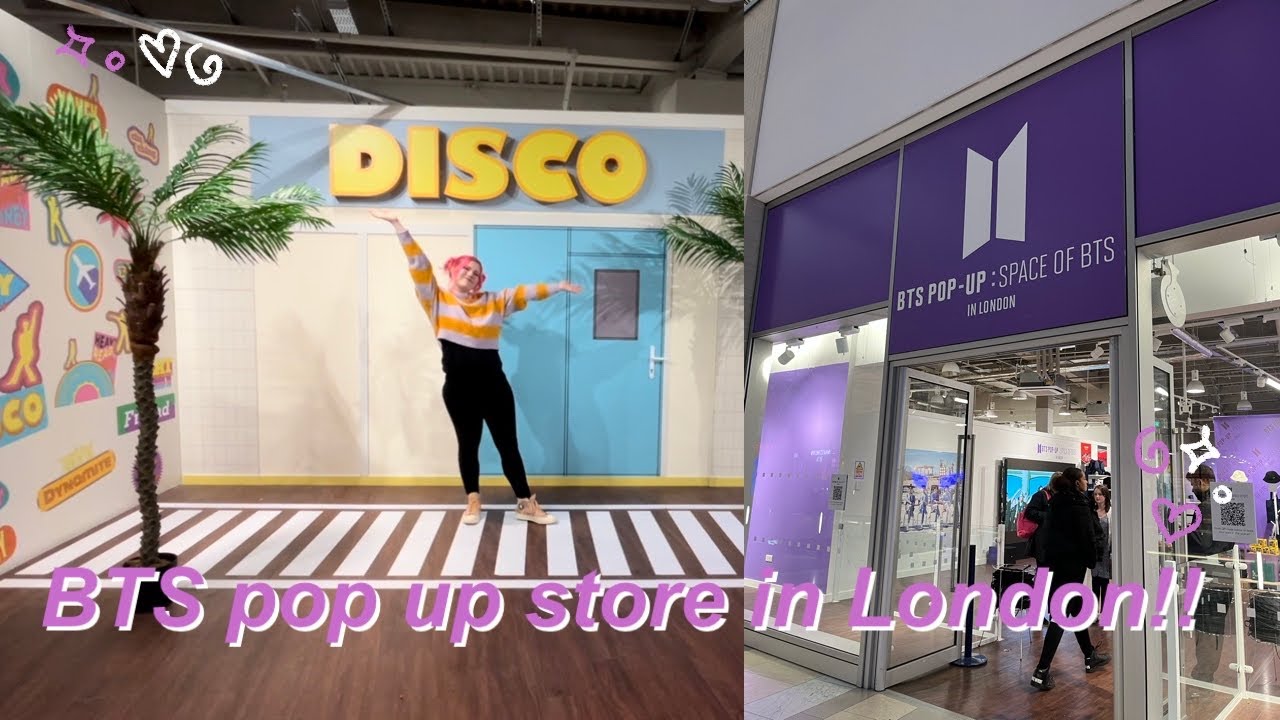 BTS POP UP STORE IN LONDON! Space of BTS - YouTube