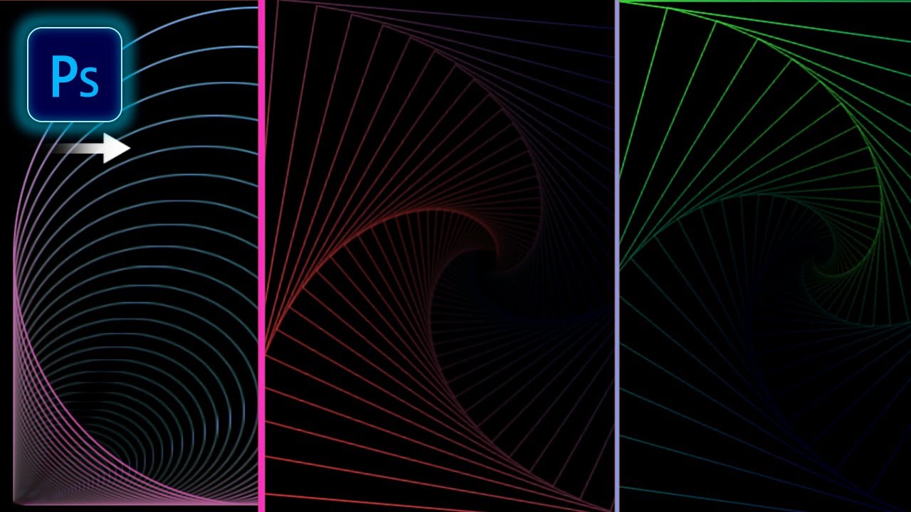 Create Endless Light Spiral Effect in Photoshop - Photoshop Tutorial ...