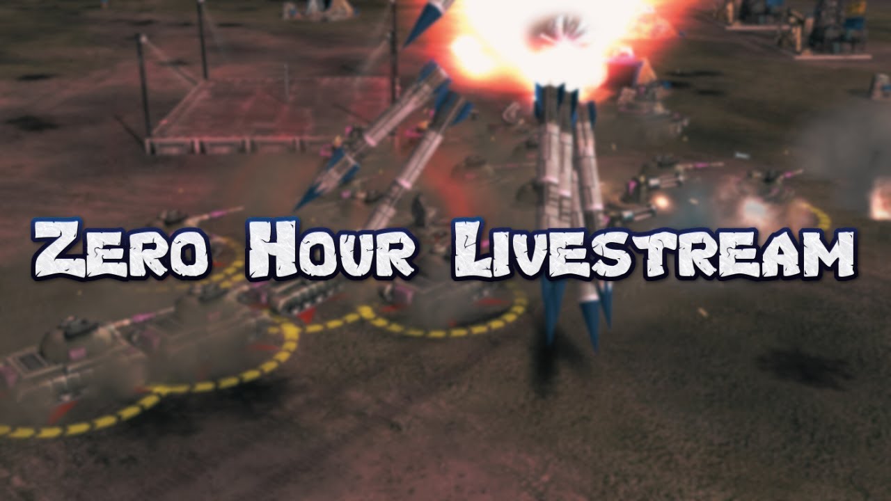 C&C Generals Zero Hour 1v1 50k Games Livestream vs Painfulldeath - YouTube