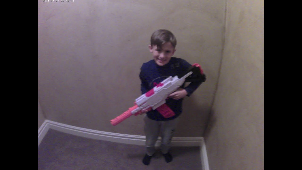 Nerf trick shots|Linc sports - YouTube