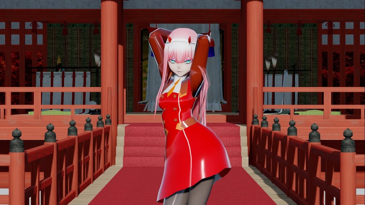 MMD Darling in the FranXX Zero Two Hip Sway TikTok Dance - YouTube
