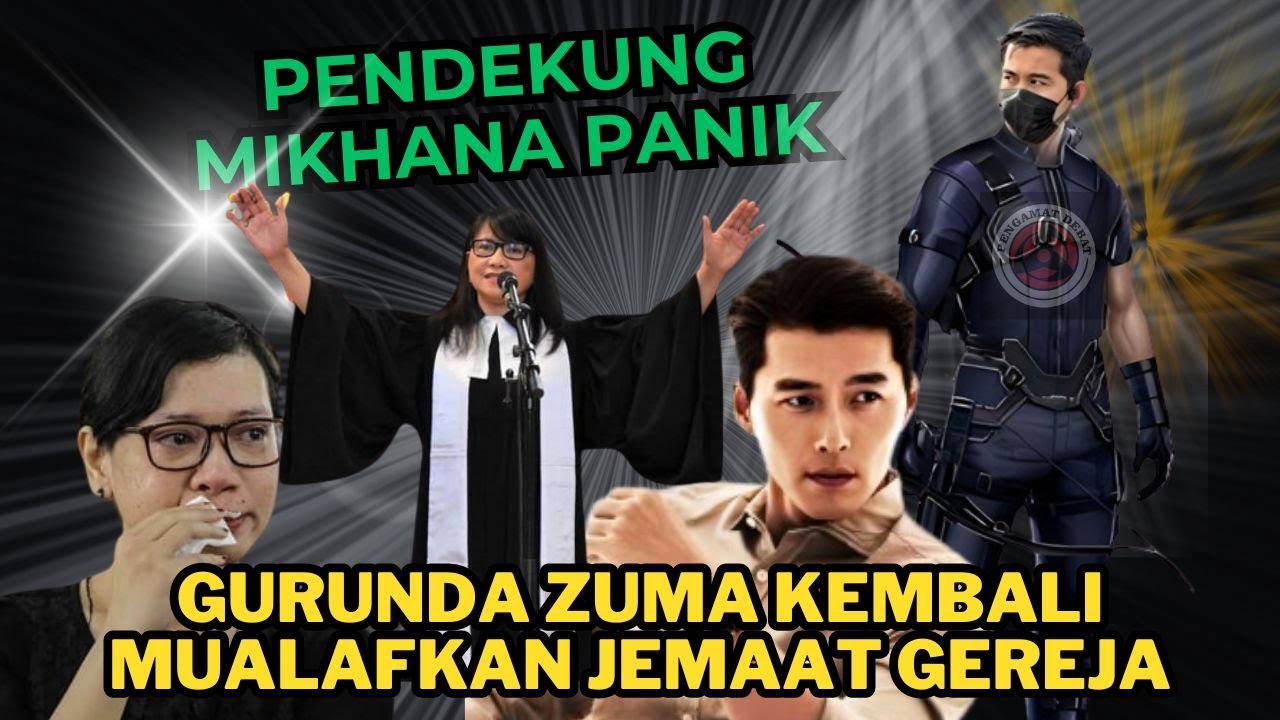 PENDUKUNG MIKHANA MENANGIS MENYAKSIKAN UST.ZUMA SYAHADATKAN ORANG ...