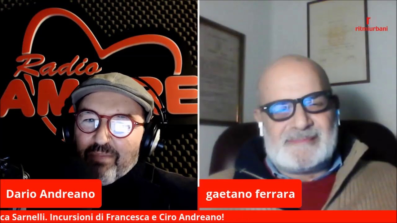 RITMIURBANI Night - Intervista a Gaetano Ferrara - YouTube