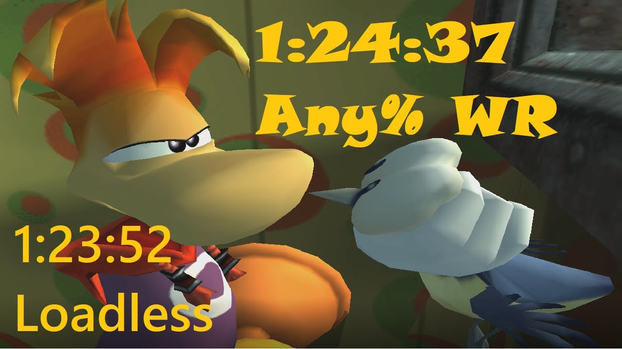 [WR] Rayman Raving Rabbids Any% in 1:24:37 (1:23:52 Loadless) - YouTube