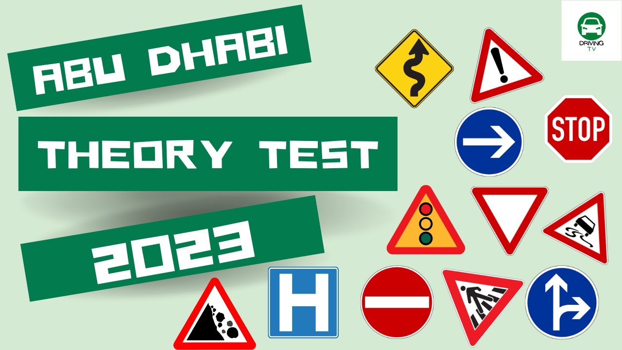 ABU DHABI DRIVING LICENSE THEORY TEST 2023 | DRIVING LICENSE 2023 ...