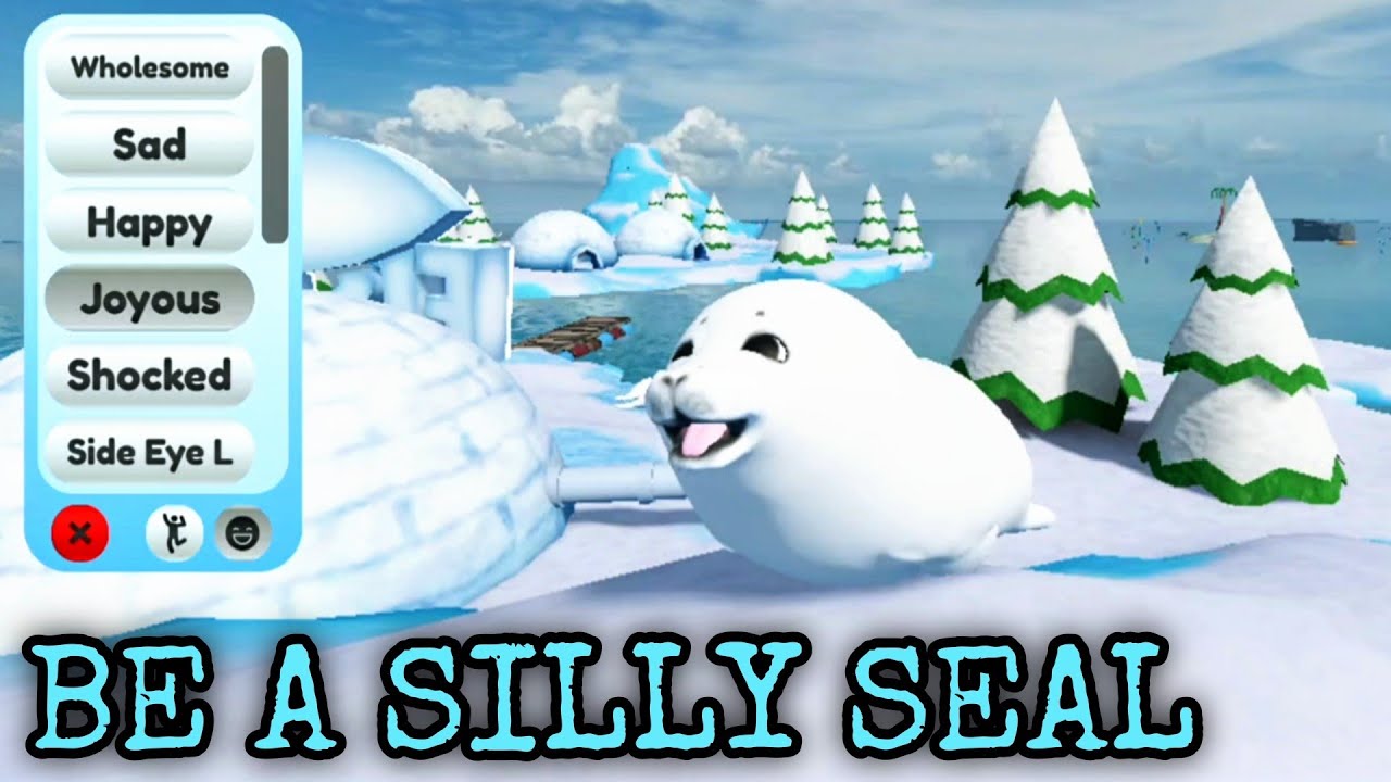 Roblox Be a Silly Seal | All Emotions and Emotes - YouTube