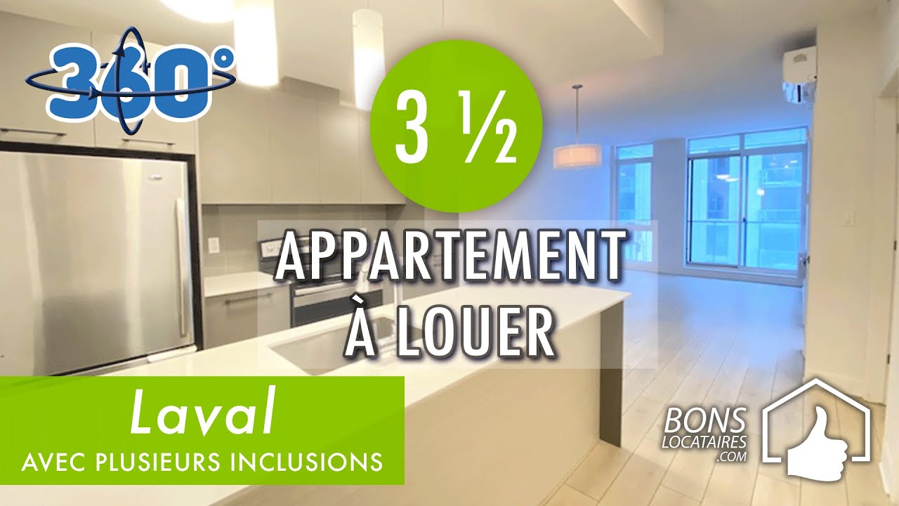 Appartement à louer à Montréal / Apartment for rent / Laval 3 ½ ...