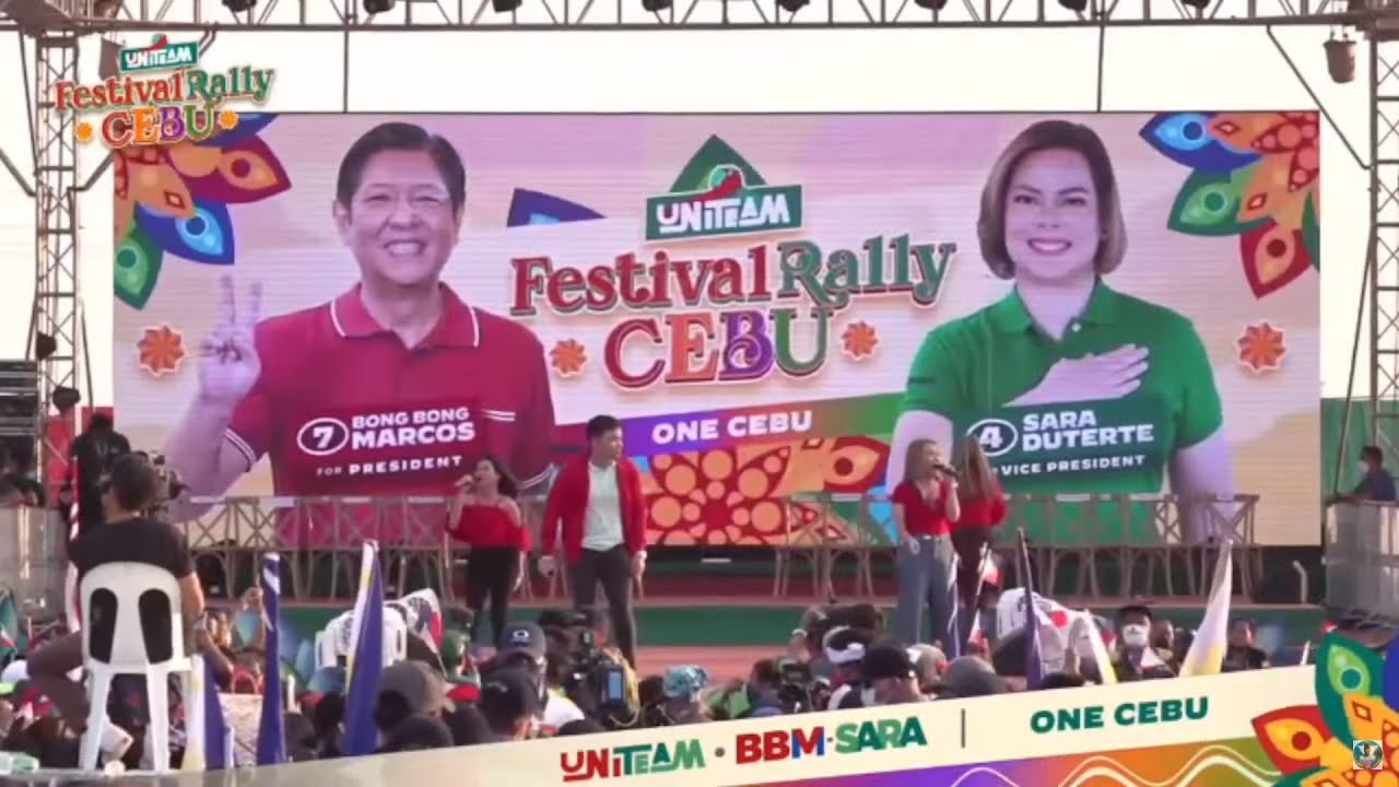 LIVE: UNITEAM BBM - SARA FESTIVAL RALLY CEBU! OMG! ONE CEBU ROBIN ...