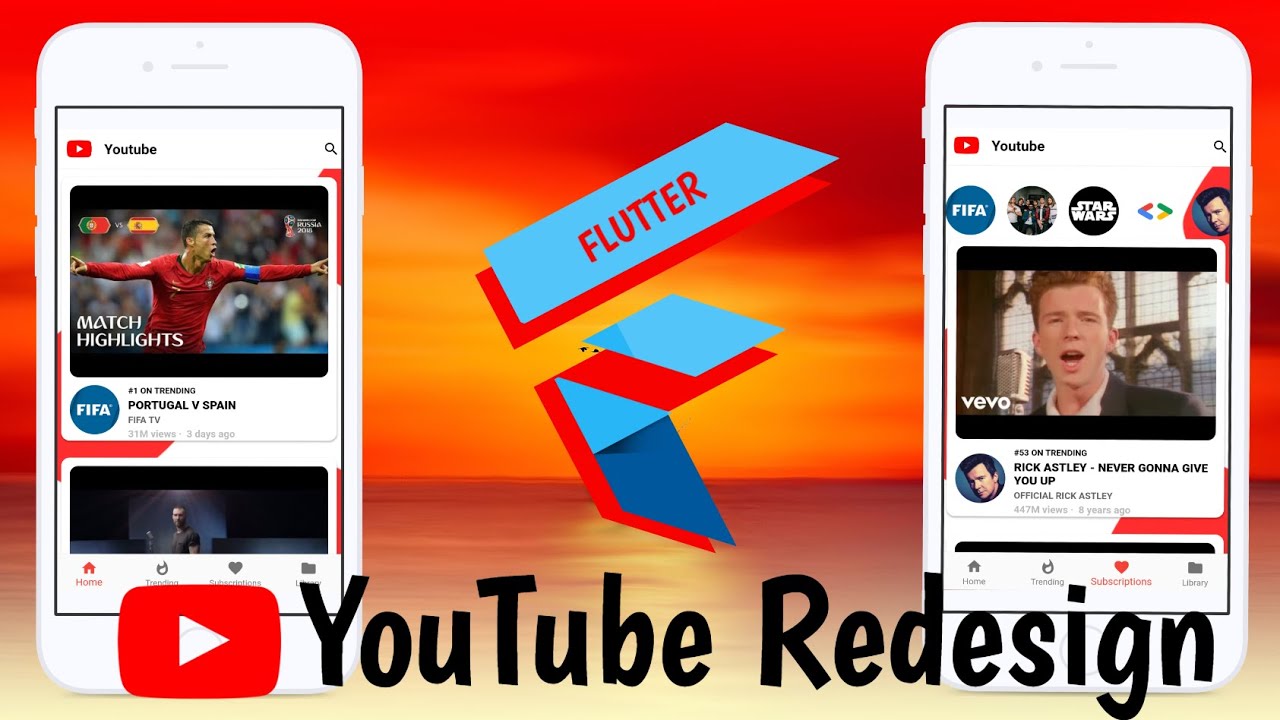 Flutter Youtube Redesign Concept Speed Code Github Link Youtube