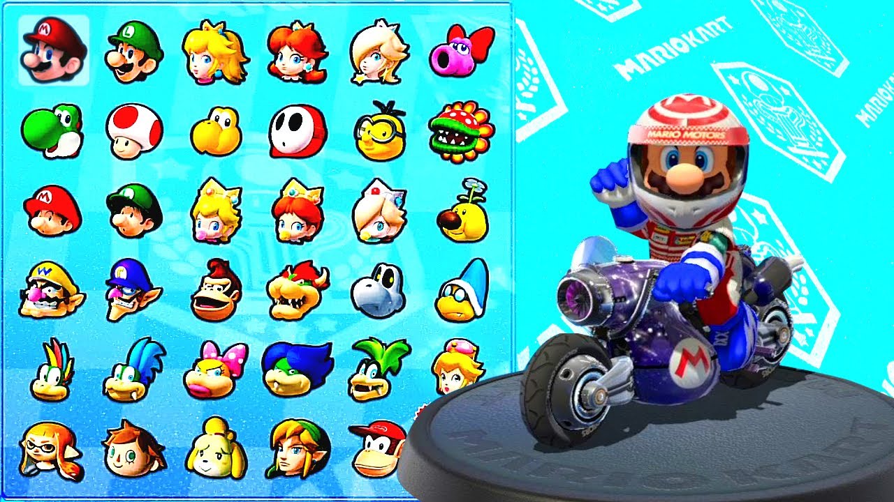 MK8D - Expert driver Mario is back on his Galaxy Bike | The best racing ...