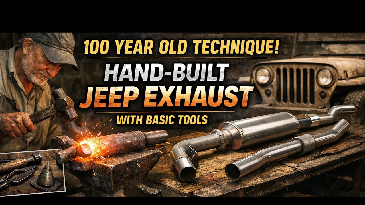 Handcrafted Jeep Exhaust System Made with 100-Year-Old Techniques # ...