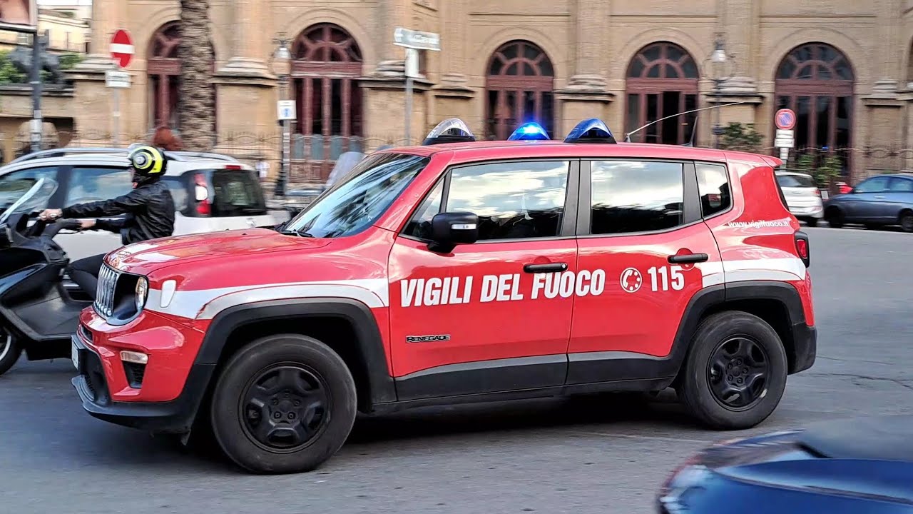 [FRANA] Jeep renegade AV/FNZ vigili del fuoco in sirena per frana su ...