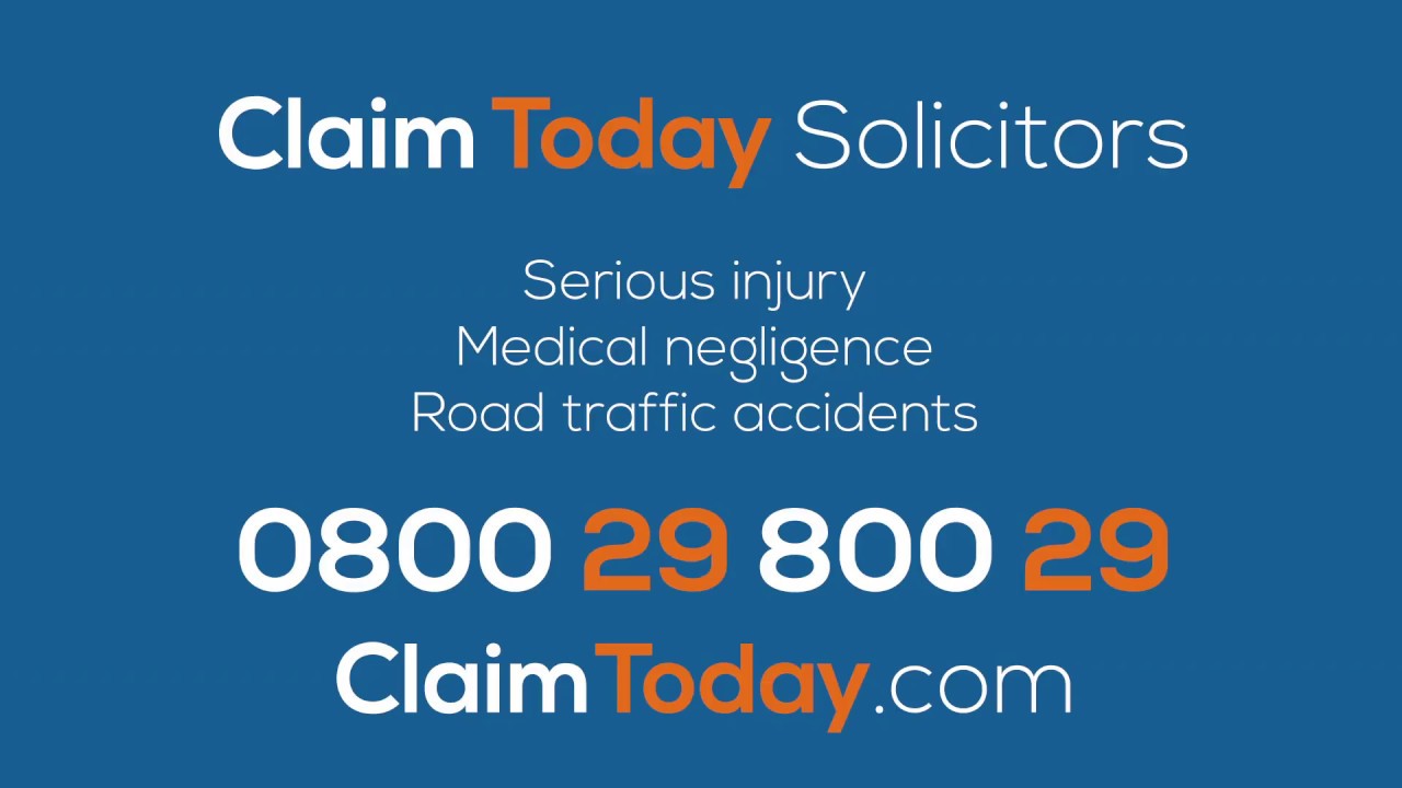 Claim Today Solicitors Ad 5s - YouTube