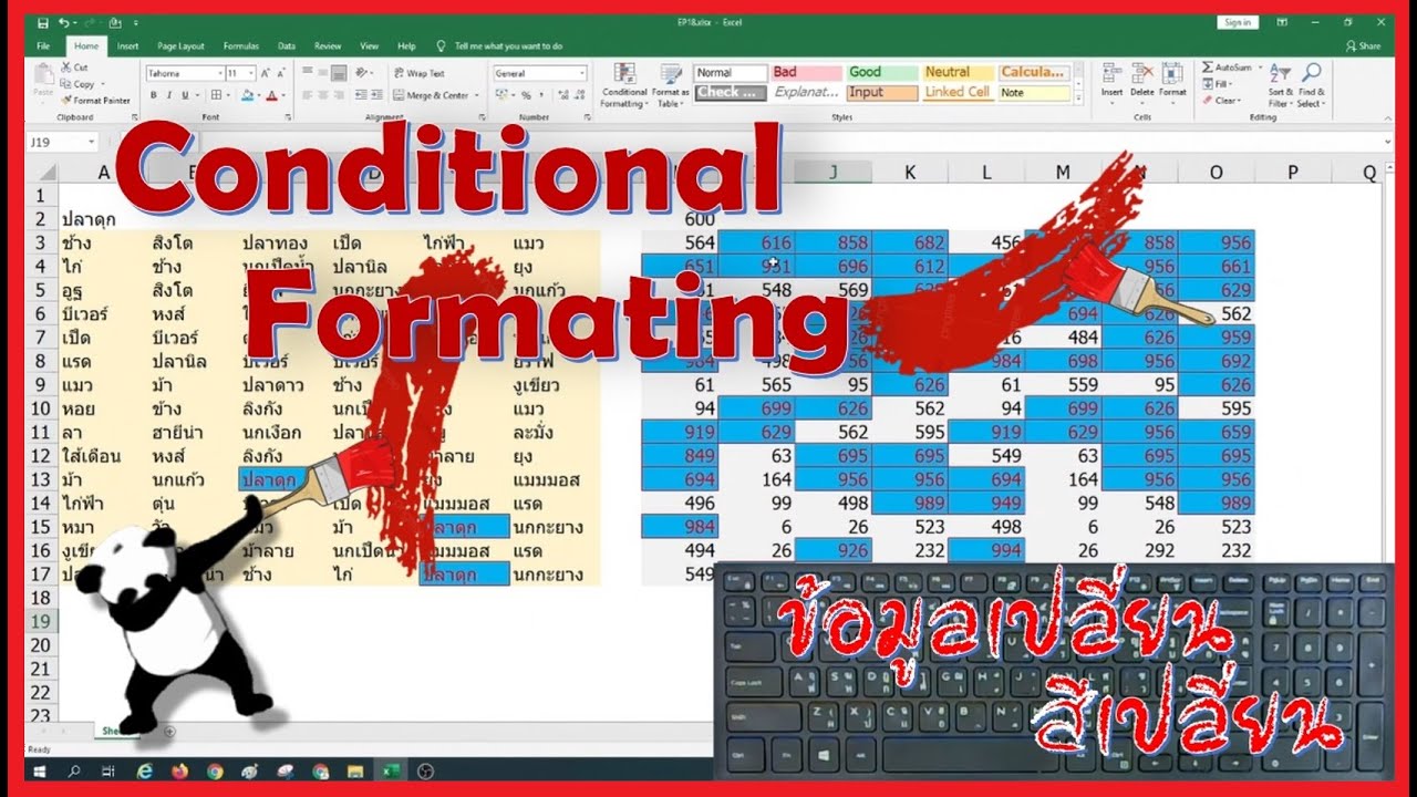 Conditional Formatting Highlight Cells Rules Easyexcelep18 Youtube
