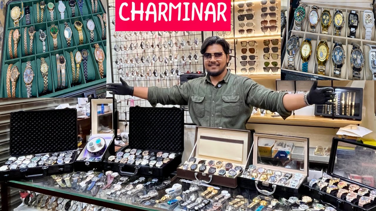 Hyderabad😱mostviral ||Taostry watch shop in Charminar||new Collection 😱 ...