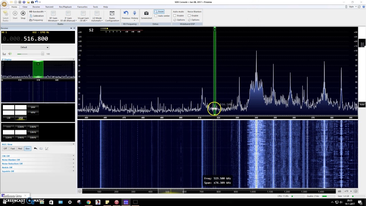 MULTIPSK NAVTEX 518 kHz - YouTube