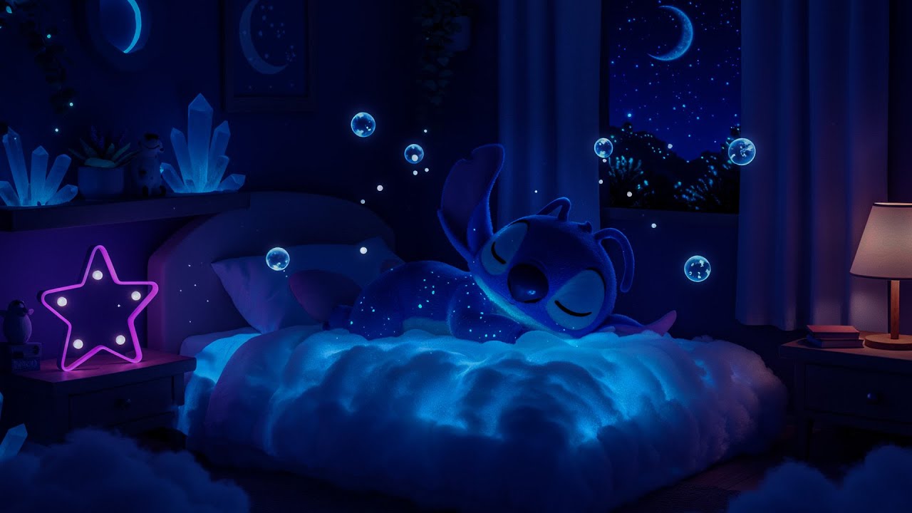 🌙 Stitch Sleeping Music: Calming Tunes for Peaceful Sleep & Healing 🐾 ...