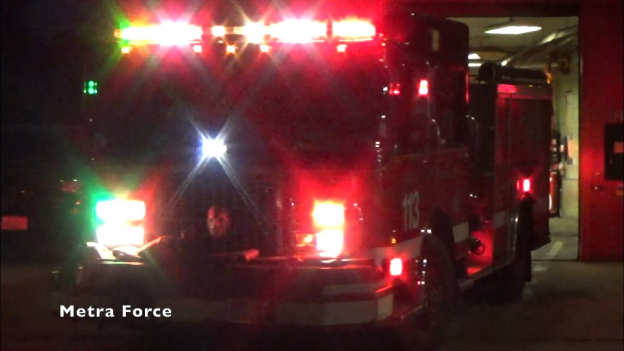 *PA Usage* Chicago Fire Dept Engine 113 Responding - YouTube