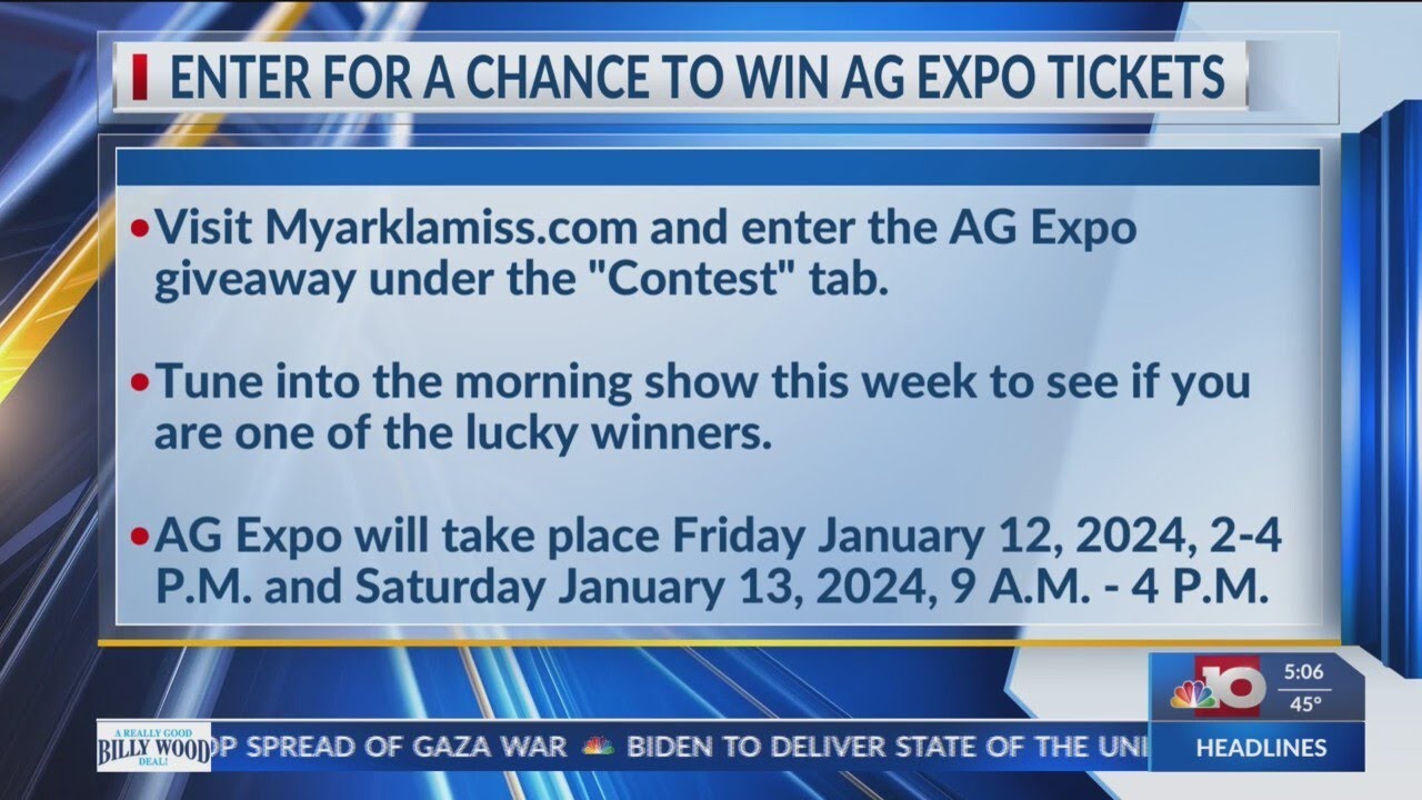 NBC 10 News Today: AG Expo Giveaway - YouTube