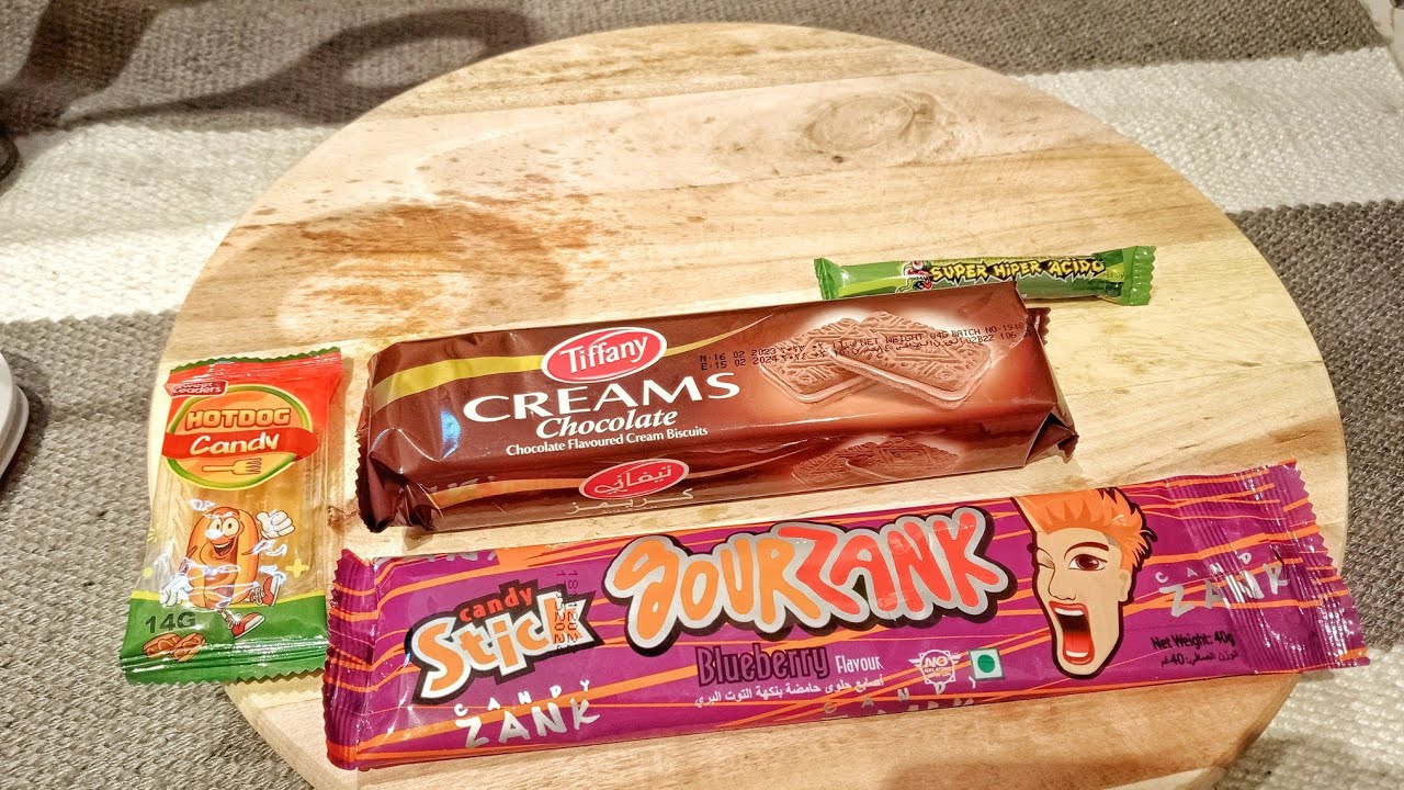 ASMR No Talking| Sour Zank | Tiffany Cream Choco| Super hiper acido ...