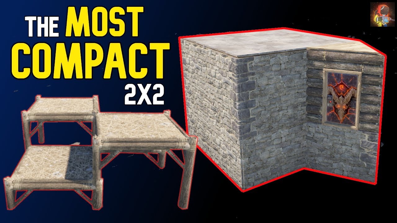 The MOST COMPACT 2x2 In RUST Base Design 2022 - YouTube