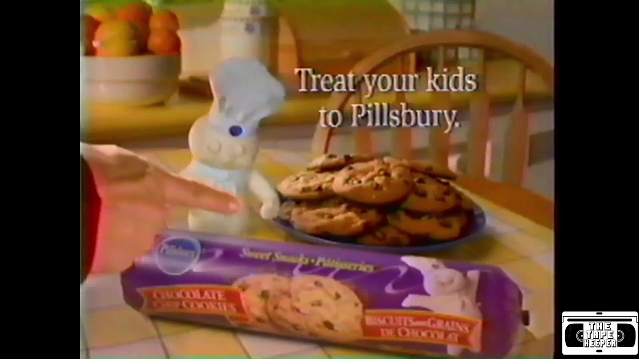 Pillsbury Chocolate Chip Cookies Commercial - 1998 - YouTube