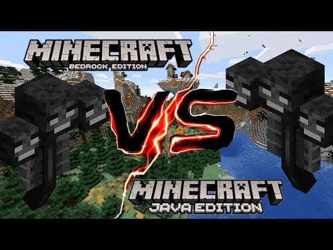 Comparando el Wither de Minecraft Bedrock vs Minecraft Java ¿Cuál es ...
