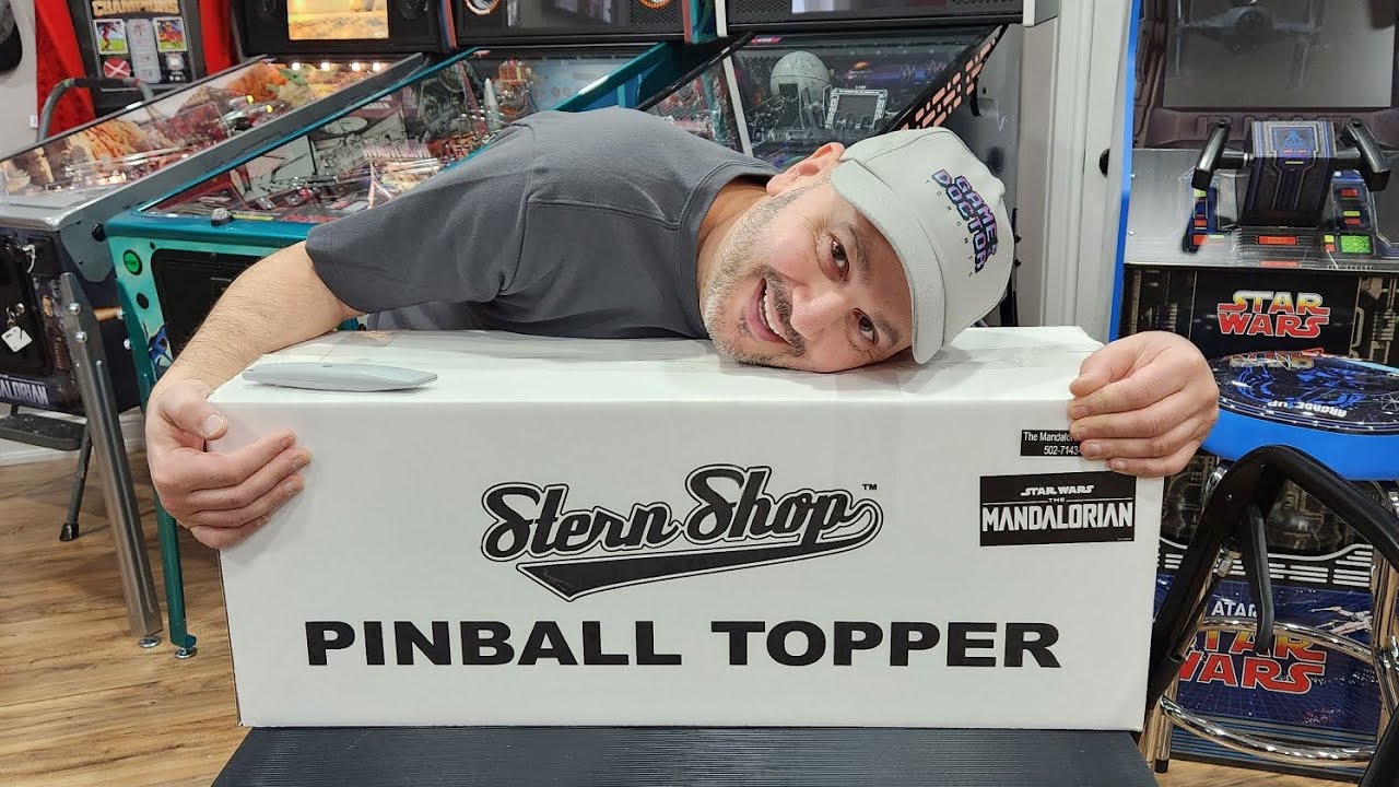 Mandalorian Pinball Topper By Stern Unboxing - YouTube