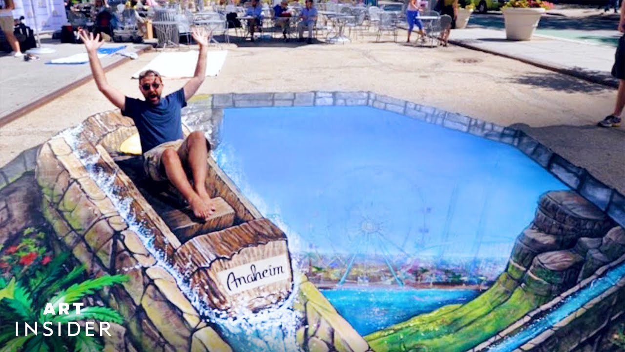 5 Artists Who Use The Sidewalk As Their Canvas - YouTube