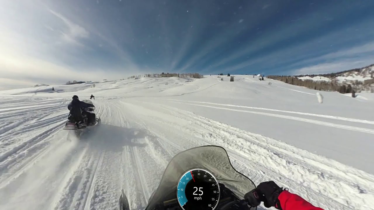 snowmobiles are fun - YouTube