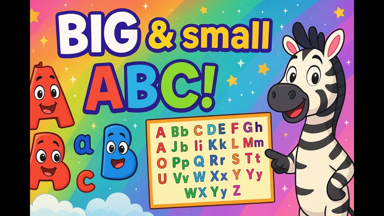 Learn Big & Small ABC Letters | A to Z Alphabet for Kids | ZaamyWizz ...